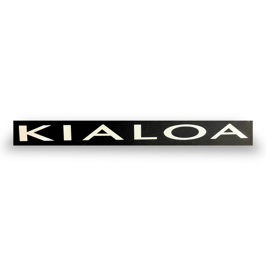 Kialoa Logo Standup Paddle Training Indoors Dave Chun Of Kialoa